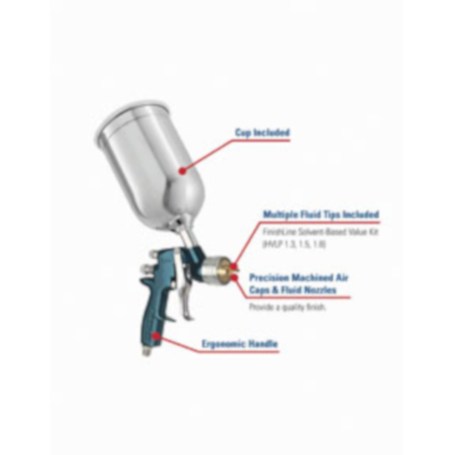 DeVilbiss FinishLine® Primer Spray Gun Kit - T.S. Automotive Solutions
